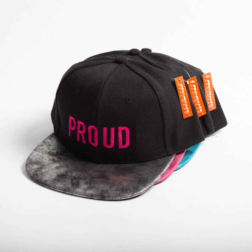 Official Pride In London Glitter Proud Caps - THE PRIDE SHOP