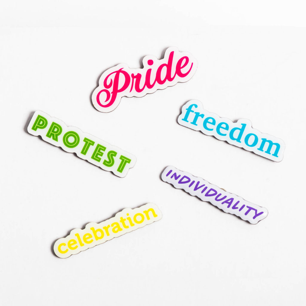 Official Pride In London Enamel Freedom Pin Badges - THE PRIDE SHOP