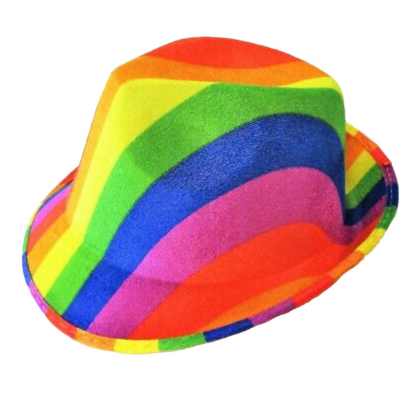 Rainbow Trilby Hat - THE PRIDE SHOP
