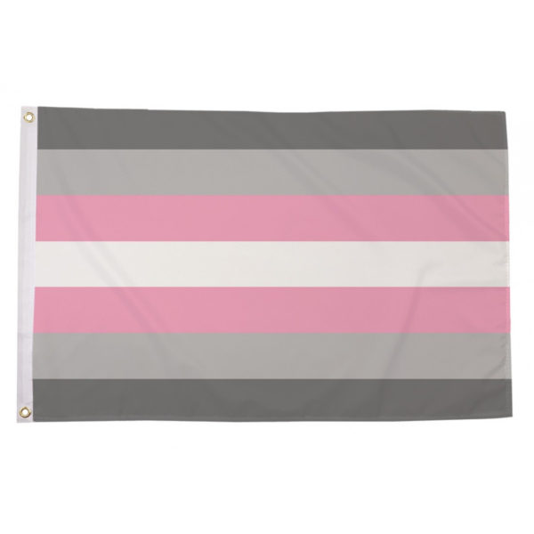 DemiGirl (5ft by 3ft) Premium Pride Flag - THE PRIDE SHOP