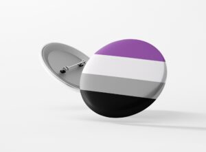 Vintage Style Button Badge - Asexual / Ace Badges Pride Flag - THE ...