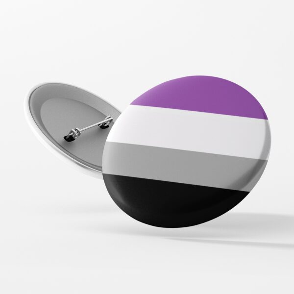 Vintage Style Button Badge - Asexual / Ace Badges Pride Flag - THE ...