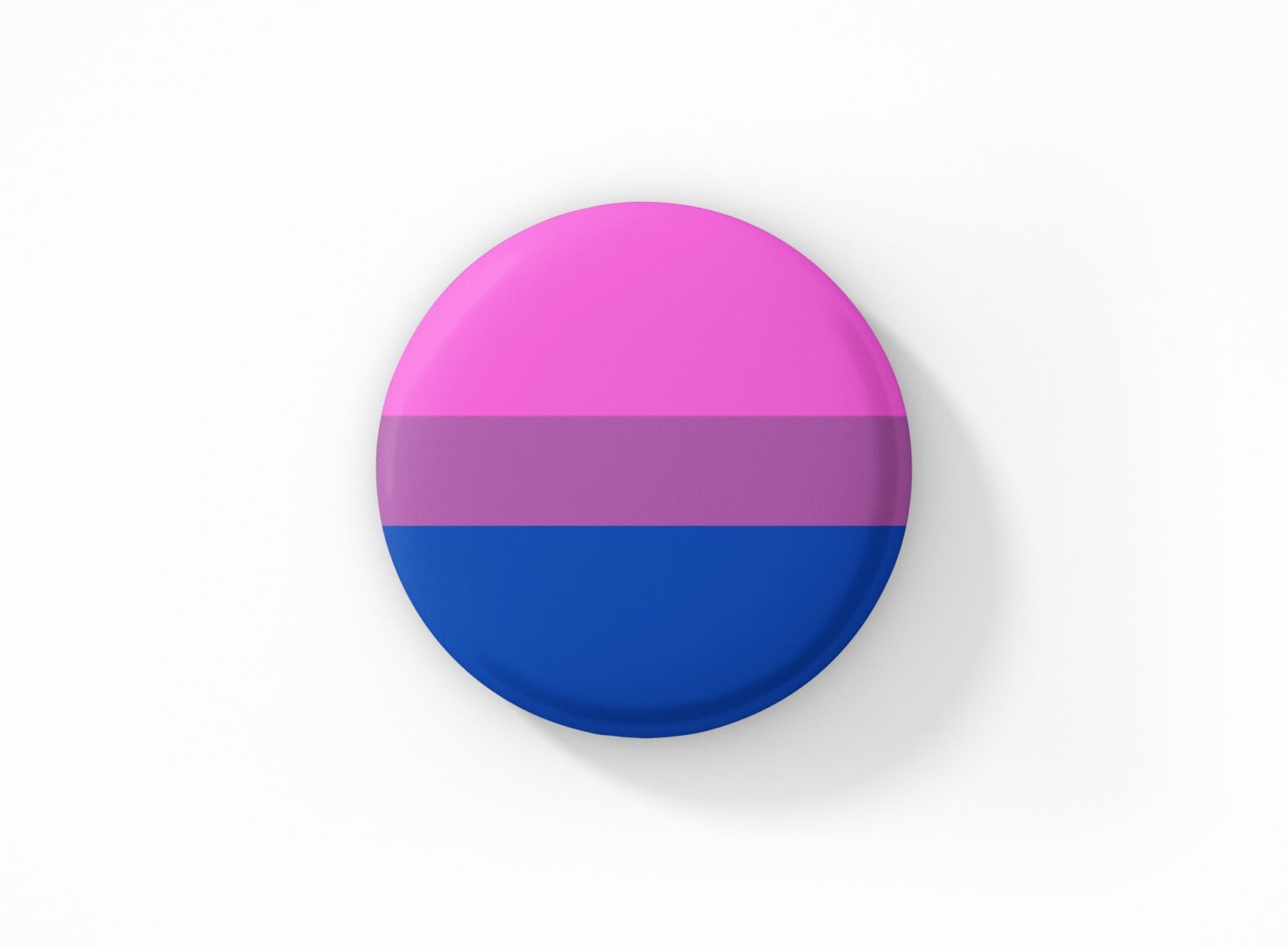 Vintage Style Button Badge - Bi / Bisexual Badge - THE PRIDE SHOP