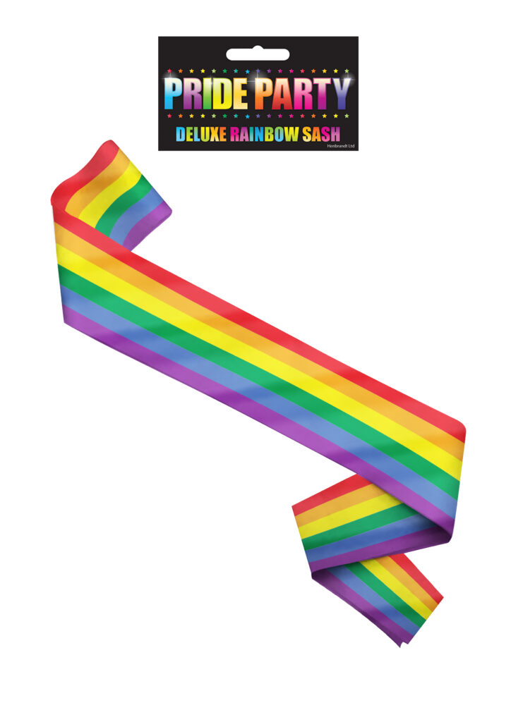 Gay Pride Party Rainbow Sash - THE PRIDE SHOP